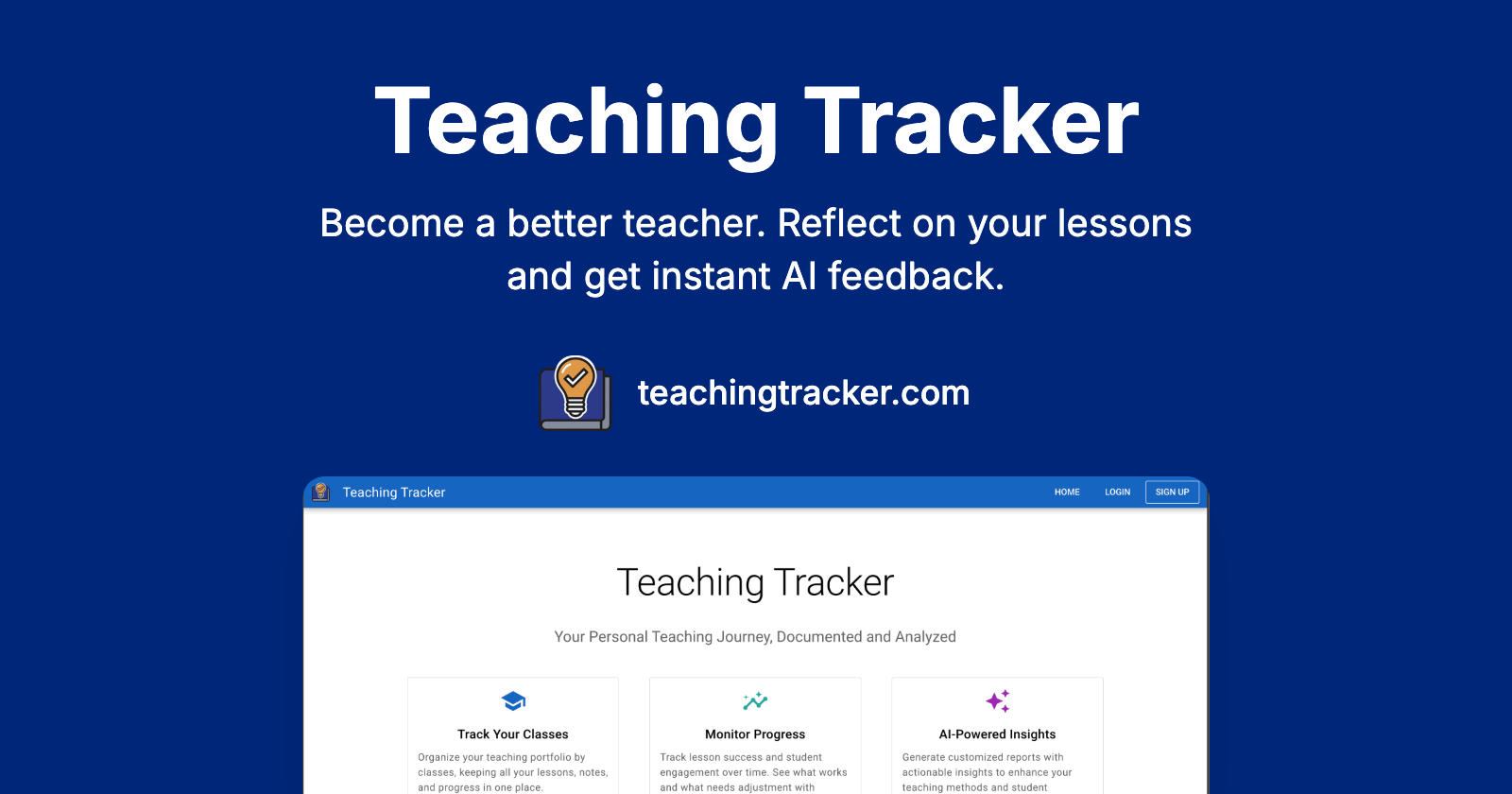Teaching Tracker